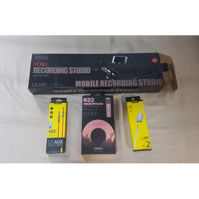 Remax CK100 Mobile Recording Studio, Audio, Microphones on Carousell