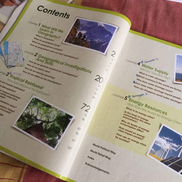 Secondary One Geography Environment And Resources Textbook, Hobbies ...