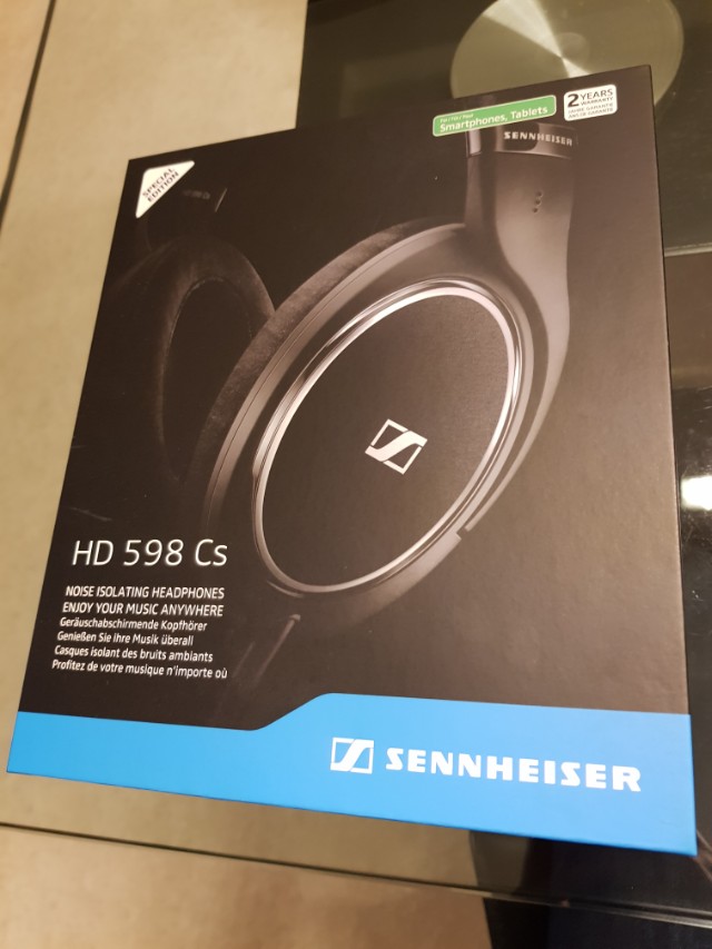 Sennheiser HD 598 Cs Closed back, Audio, Headphones & Headsets on Carousell