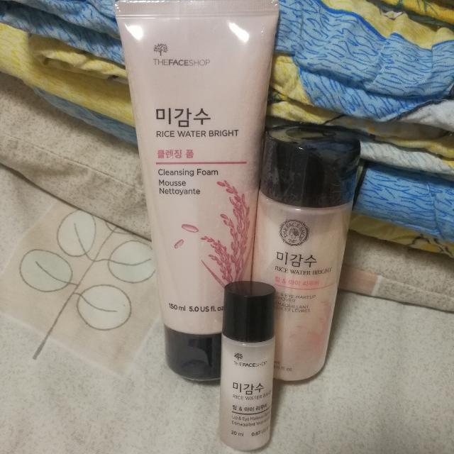 The Face Shop Rice Water Bright Set, Hobbies & Toys, Memorabilia ...