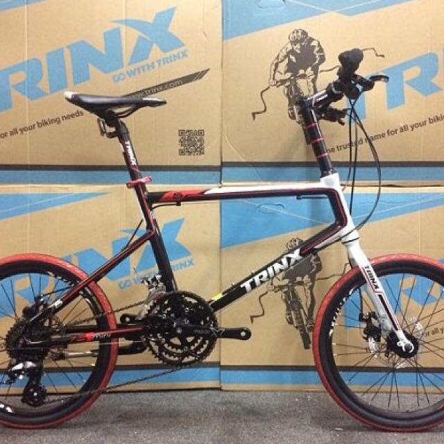 TRINX Z5 MINI -24S 小輪徑406 日本SHIMANO 鋁合金 平把小輪徑 送水架前後蛙燈, 運動產品, 單車及配件, 單車 ...