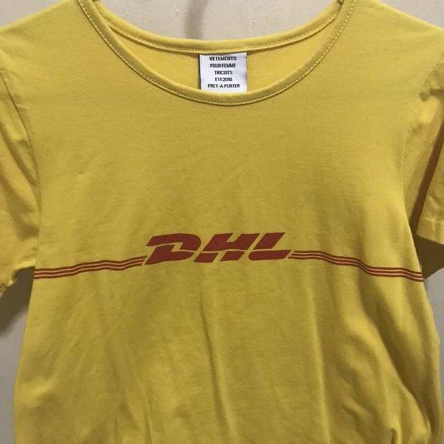 vetements dhl shirt, Women's Fashion, Tops, Shirts on Carousell
