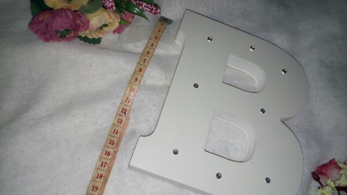 7-inch letter standee with light, Babies & Kids, Baby Nursery & Kids ...