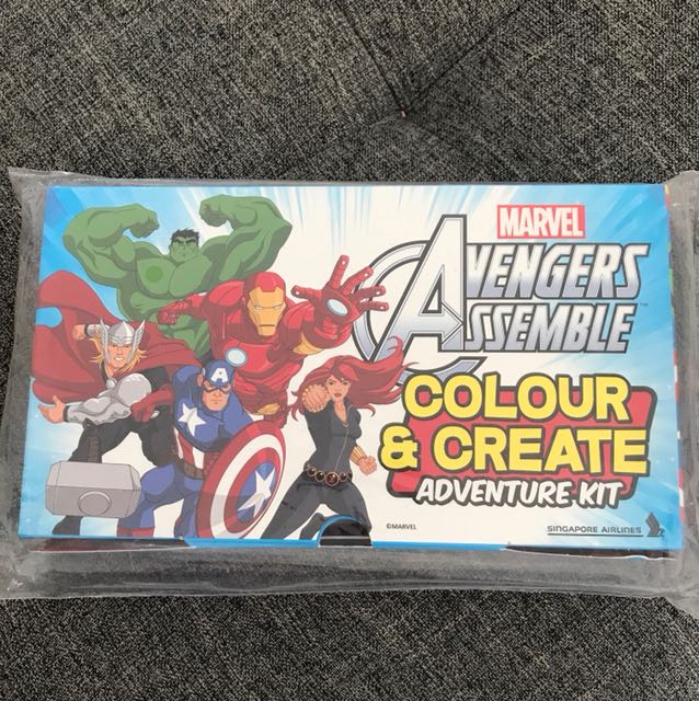 Avengers Colours and Create Avengers Kit, Babies & Kids, Babies & Kids ...