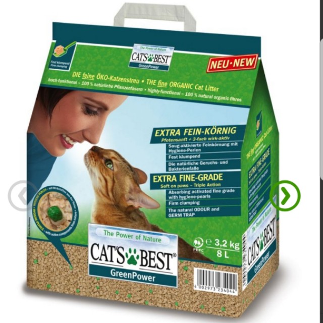 Cat's Best Green Power Cat Litter, Pet Supplies, Homes & Other Pet ...