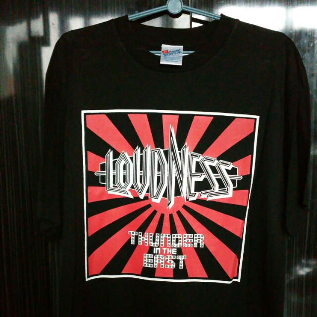 Vintage 80s LOUDNESS Lightning Strikes 1986 Tour Concert T, 41% OFF