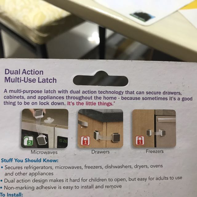 Munchkin Dual Action Multi-use safety latch, Babies & Kids, Baby ...