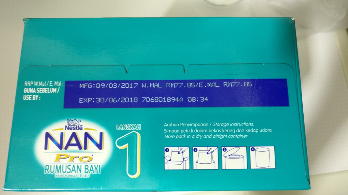 Nan Pro Baby formula step 1, Babies & Kids, Nursing & Feeding, Weaning ...