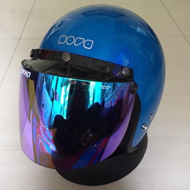 Nova Jipang Helmet, Motorcycles, Motorcycle Apparel on Carousell