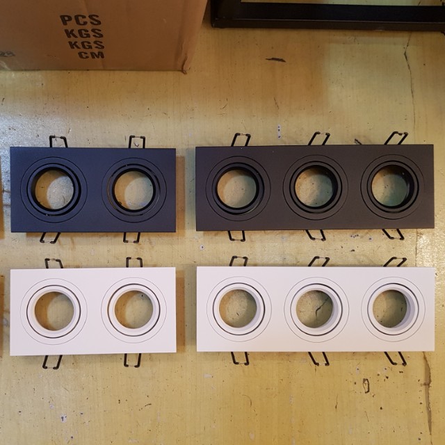 Solid Aluminium spot light/ gu10 downlight casing fixture, Furniture ...