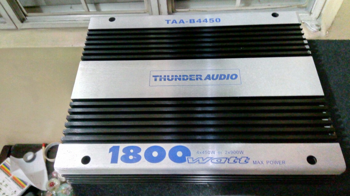 Thunder Car Audio Amplifier 1800 watts, Audio, Soundbars, Speakers ...