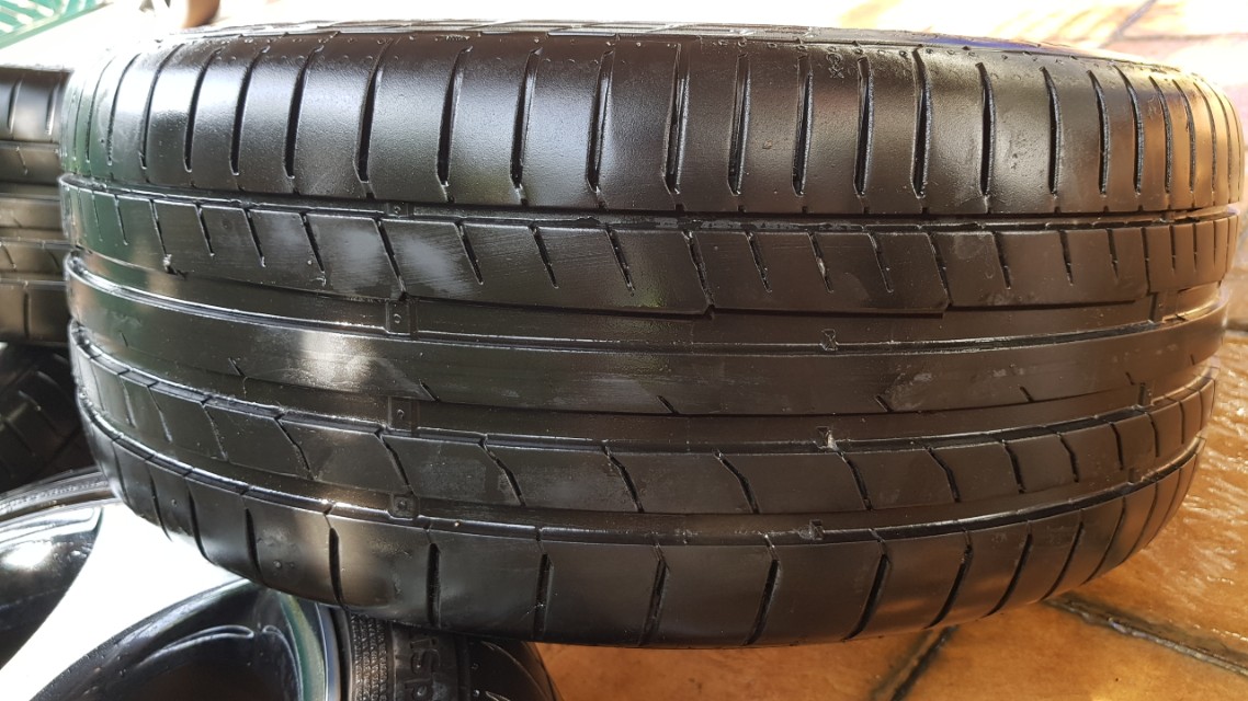 VW Mk6 Golf GTI 18" Detroit Wheels w Tires, Car Accessories on Carousell