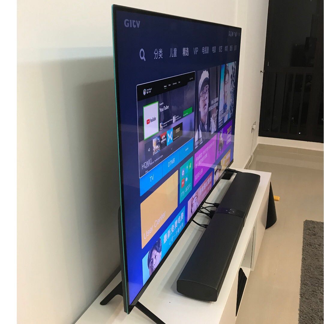 Xiaomi Mi TV 4 65 Inch Surround Sound Set, TV & Home Appliances, TV ...