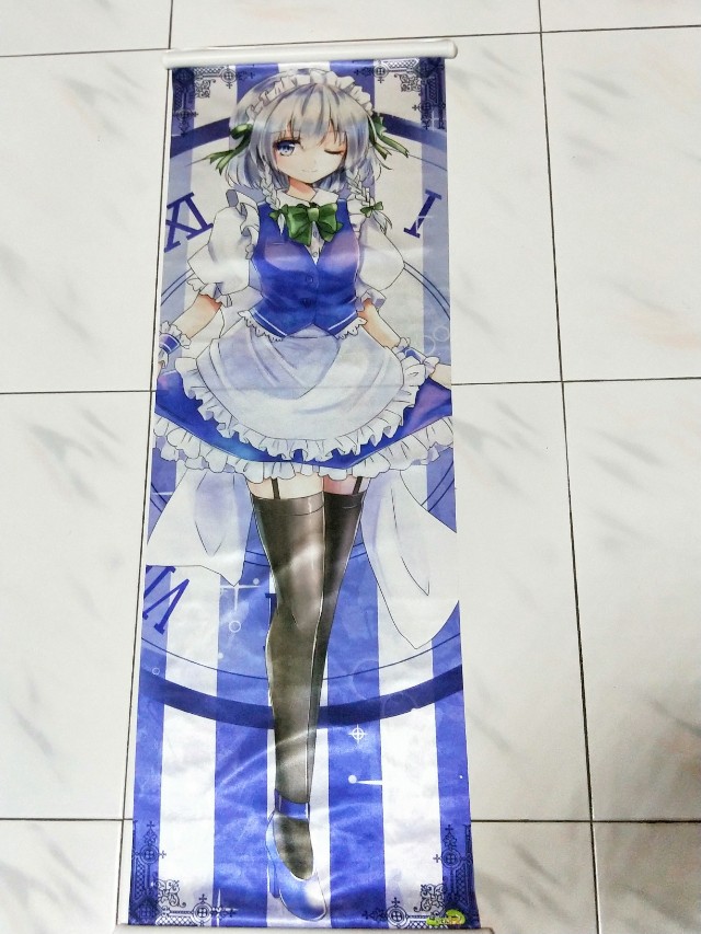 Anime wall scroll, Hobbies & Toys, Memorabilia & Collectibles, Fan ...