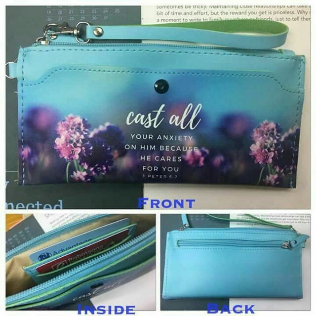 BIBLE VERSE LONG WALLET, Women's Fashion, Bags & Wallets, Wallets ...