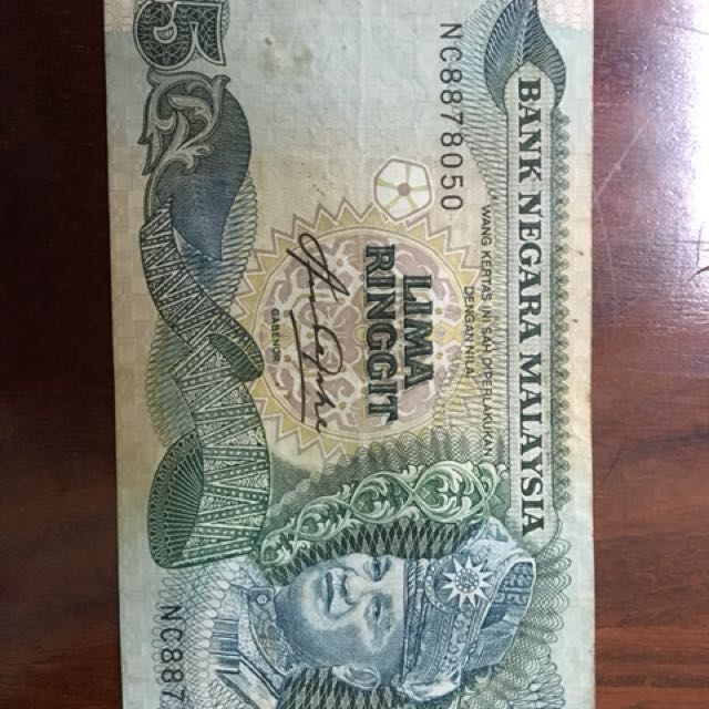 Duit kertas rm5 lambang salib dibelakang, Everything Else, Others on ...