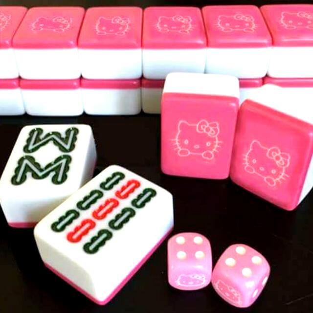 HELLO KITTY MAHJONG SET, Babies & Kids, Baby Nursery & Kids Furniture ...