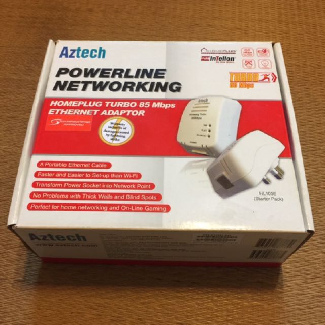 Homeplug Ethernet Adaptor, Computers & Tech, Parts & Accessories ...
