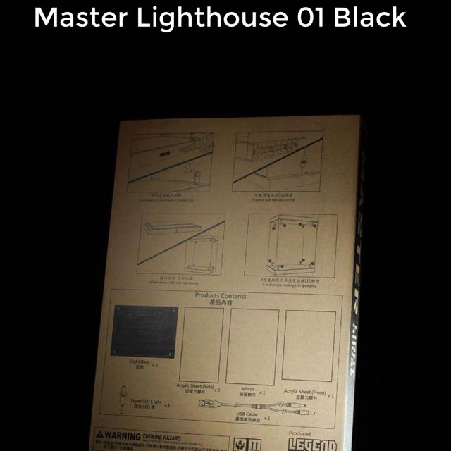 Legend Studio - Master Light House 01 (Black), Hobbies & Toys, Toys ...
