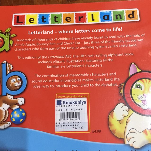 Letterland book - ABC, Hobbies & Toys, Books & Magazines, Children's ...
