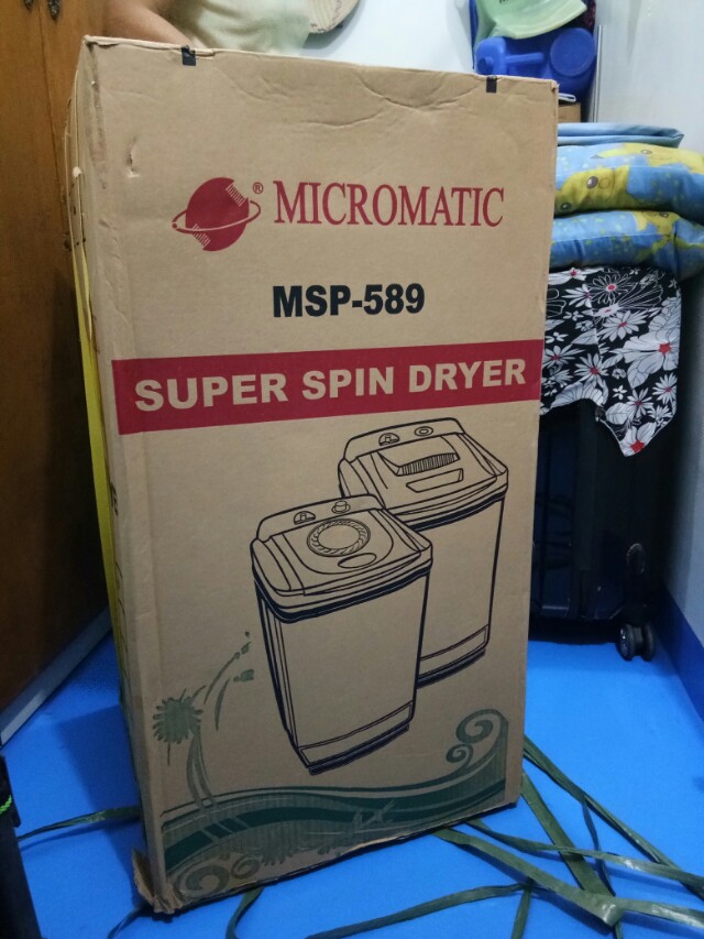 Micromatic Super Spin Dryer, TV & Home Appliances, Kitchen Appliances ...