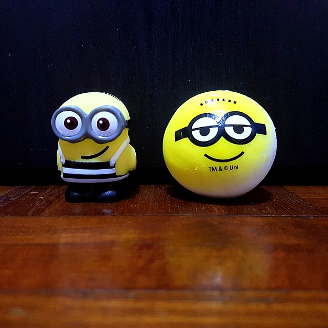 Minion Plastic Figurine & Squishy Scented Bun, Hobbies & Toys, Toys ...
