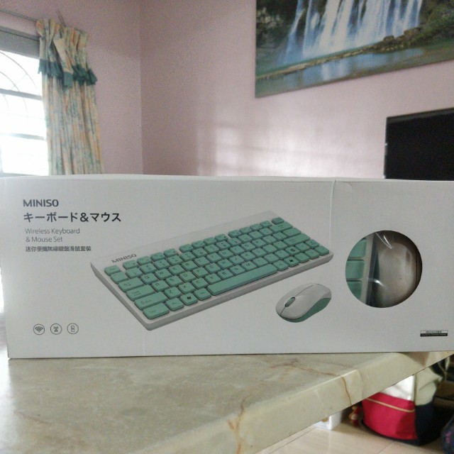 Miniso Wireless Keyboard And Mouse Set Electronics Computer Parts And Accessories On Carousell