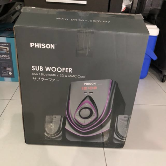 PHISON Sub woofer with USB/Bluetooth/SD card, Audio, Soundbars ...