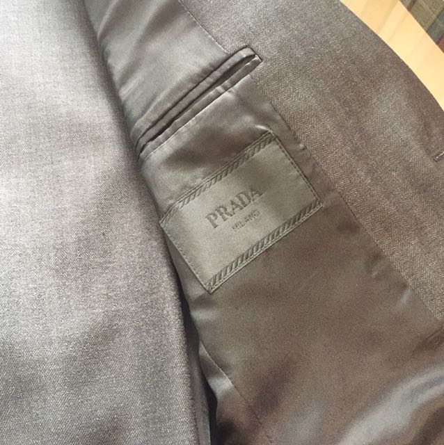 Prada Suit, Men's Fashion, Tops & Sets, Formal Shirts on Carousell