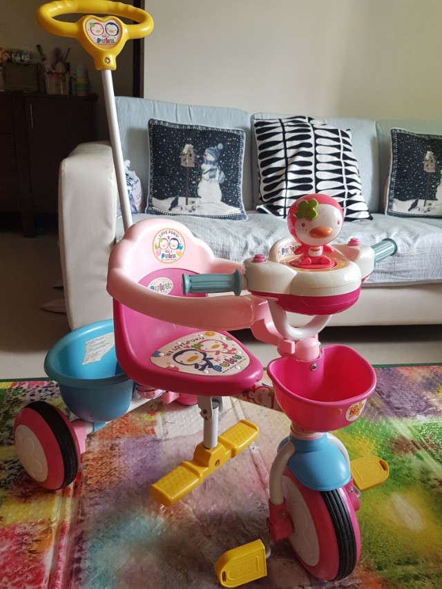 Puku bike for kids girls, Babies & Kids, Babies & Kids Fashion on Carousell