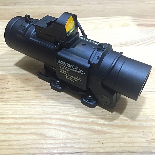 Replica Toy Gun Rifle Aiming Red Dot Sight Aiming Scope 1-4x Elcan ...