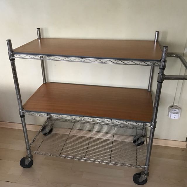 Trolley Shelf with wheels, Furniture & Home Living, Furniture, Shelves ...
