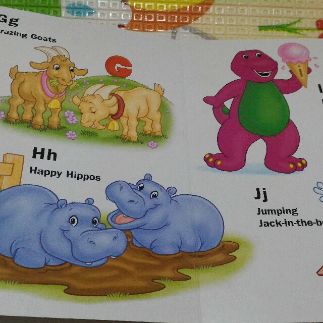 Barney Abc, Buku & Alat Tulis, Buku Anak-Anak di Carousell