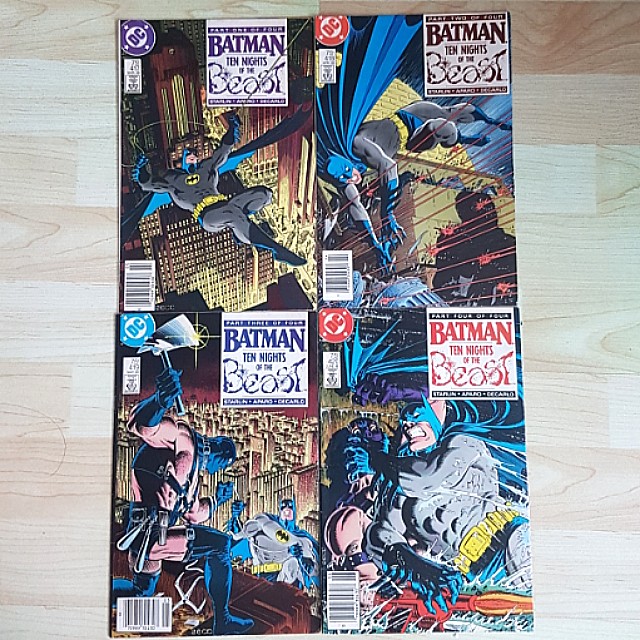 DC Comics Batman 417 to 420 Ten Nights of The Beast Complete 4 Issue ...