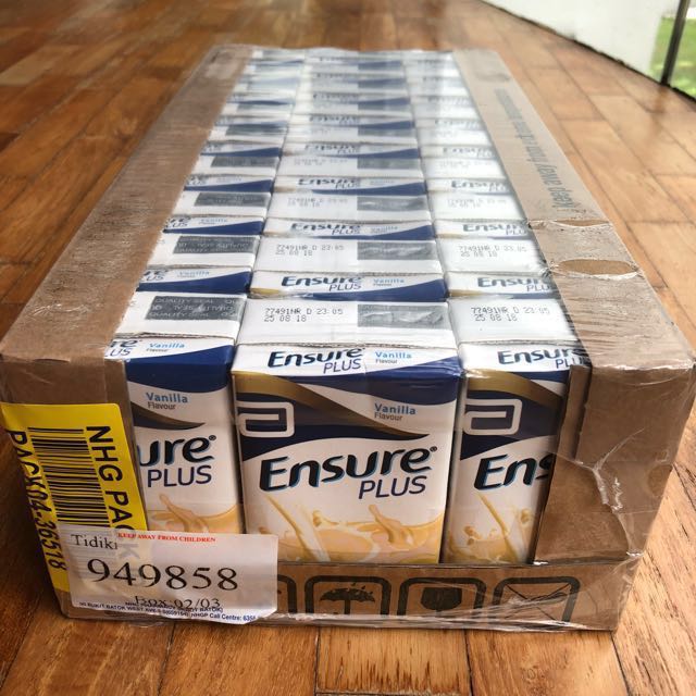 Ensure Plus Milk Liquid Vanilla Carton Of 27, Health & Nutrition ...