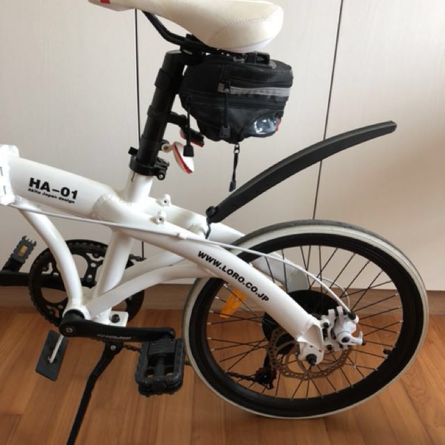 Hachiko Ha 01 Japan Foldable Bicycle Shimano Bike White, Sports Equipment, Bicycles & Parts ...