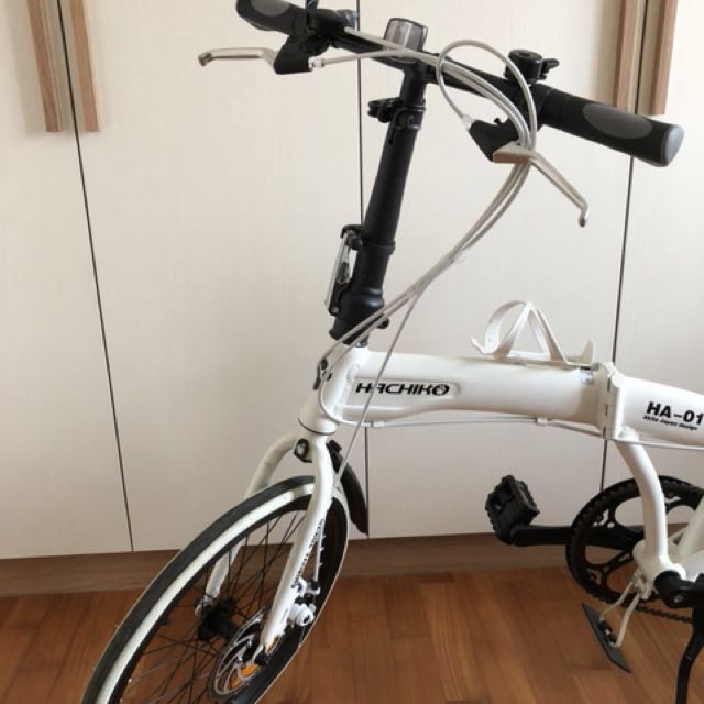 Hachiko Ha 01 Japan Foldable Bicycle Shimano Bike White, Sports Equipment, Bicycles & Parts ...