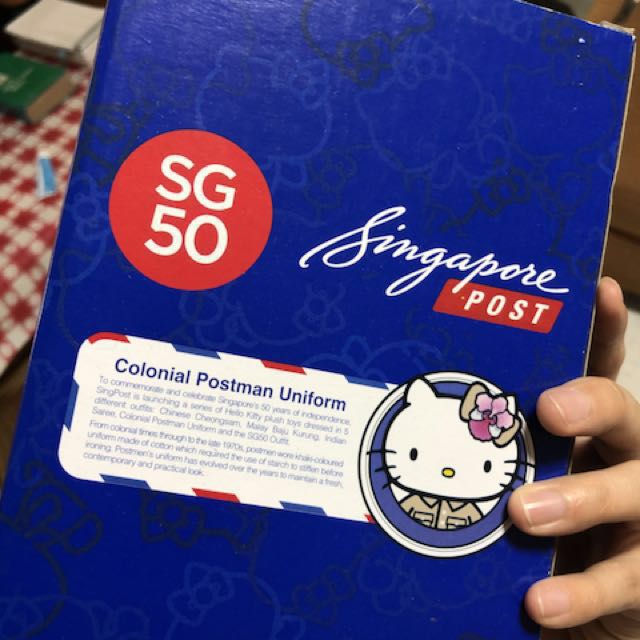 Hello kitty Singapore post office (Singpost) SG50 soft toy, Babies ...