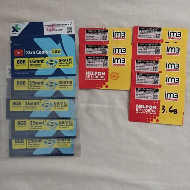 Indonesia prepaid SIM card, Mobile Phones & Gadgets, Mobile & Gadget Accessories, Other Mobile ...