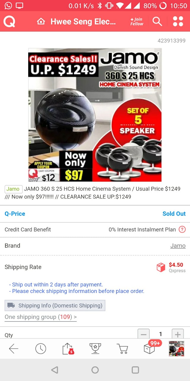 JAMO 360 S 25 HCS Home Cinema System, Audio, Other Audio Equipment on ...