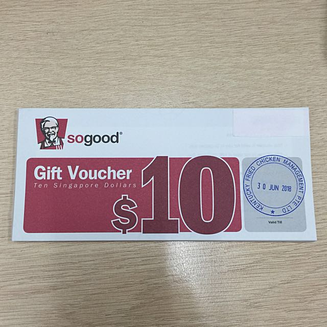 KFC Voucher $100, Tickets & Vouchers, Vouchers on Carousell