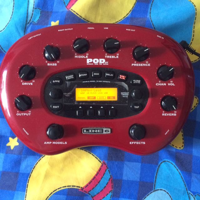 Line 6 POD xt with Mounting Adaptor, Music & Media, Music Instruments ...