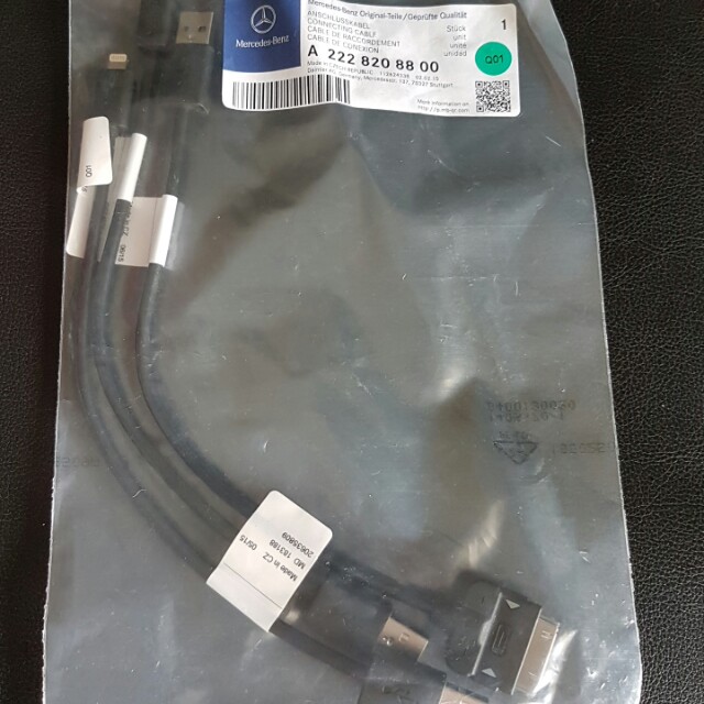 Mercedes-Benz Original Cable, Car Accessories on Carousell