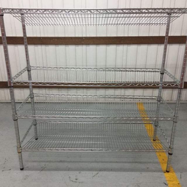 Metal Rack (Heavy Duty Chrome), Furniture & Home Living, Furniture ...