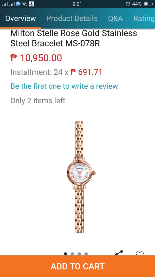 Milton stelle ladies watch, Women's Fashion, Watches & Accessories ...