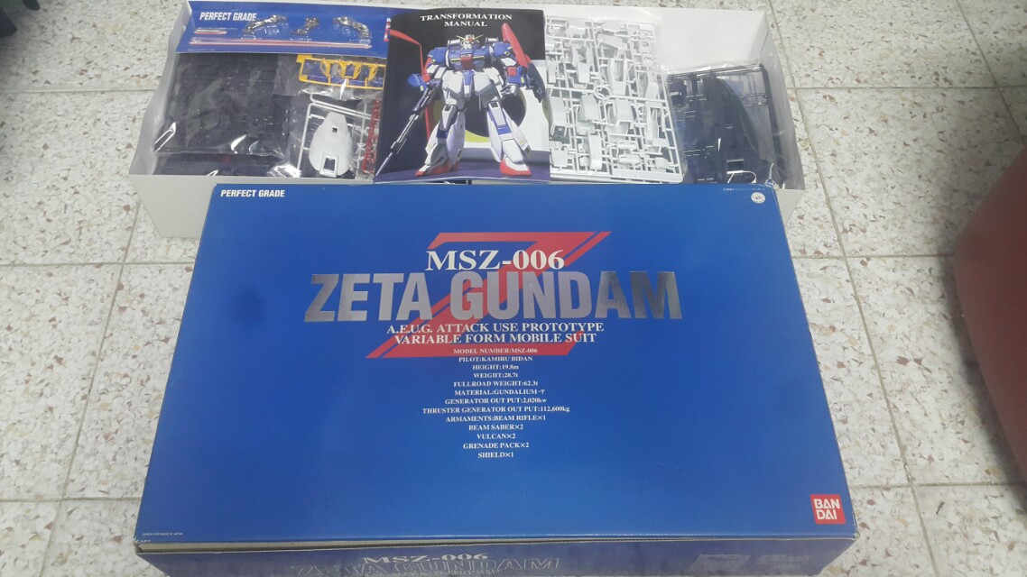 MSZ-006 ZETA GUNDAM(欠說明書), 興趣及遊戲, 玩具 & 遊戲類 - Carousell