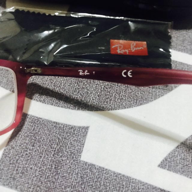 Rayban RX RB 5241 Red, Women's Fashion, Watches & Accessories ...