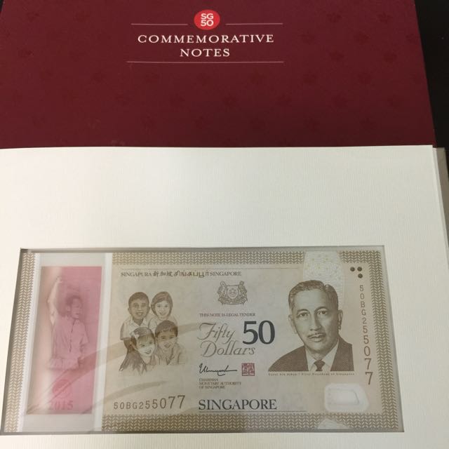 SG 50 Commemorative notes, Hobbies & Toys, Memorabilia & Collectibles ...