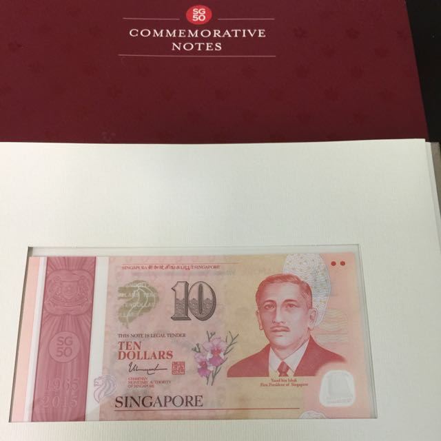 SG 50 Commemorative notes, Hobbies & Toys, Memorabilia & Collectibles ...