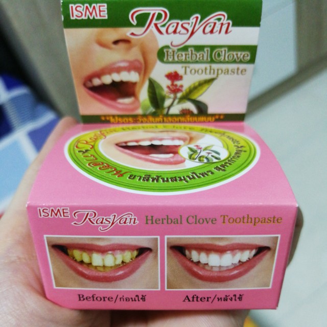 Thailand Rasyan Herbal Clove Toothpaste, Beauty & Personal Care, Foot ...